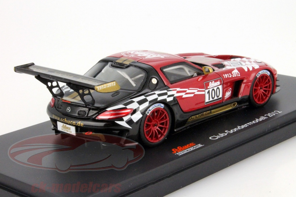 Schuco 1:43 Mercedes-Benz SLS AMG GT3 #100 Club-Sondermodell 2012 100 ...