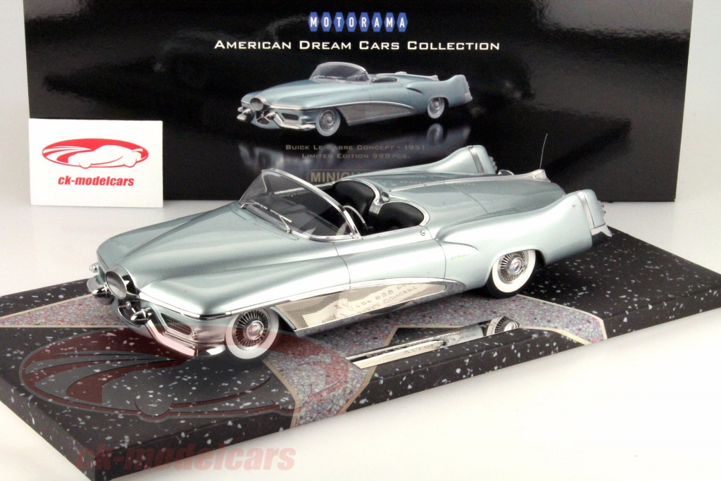 Minichamps 1:18 Buick Le Sabre Concept Car Year 1951 silver green ...