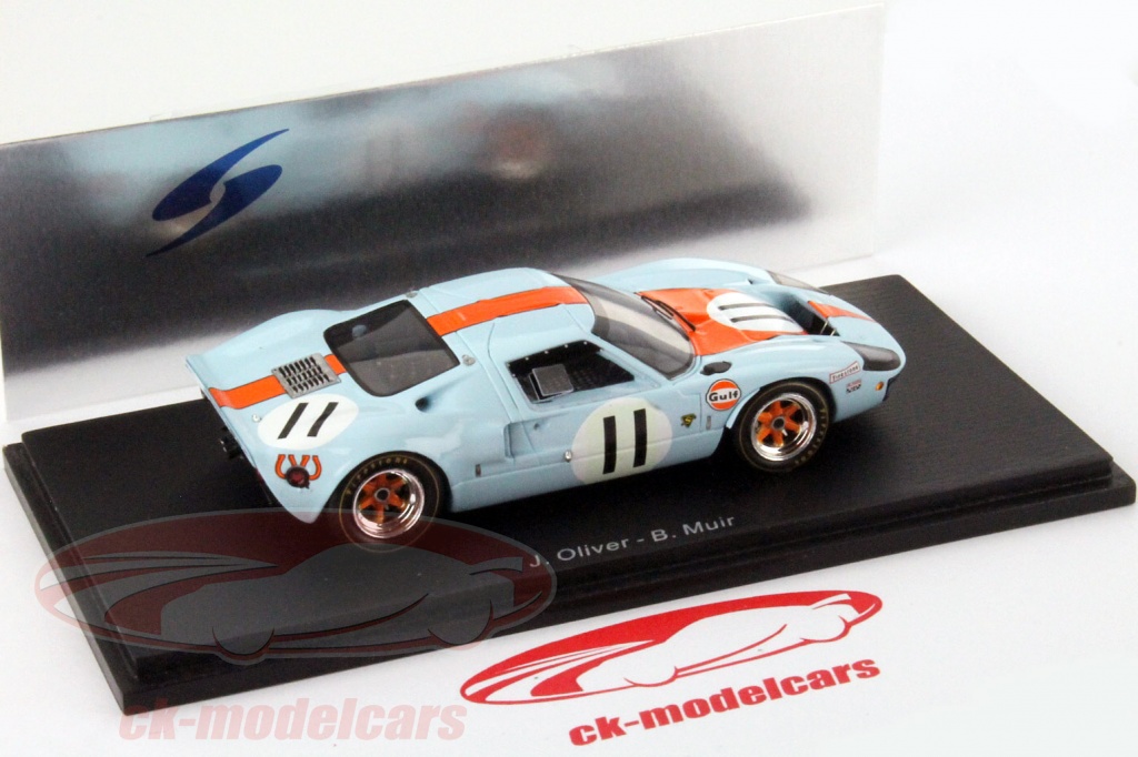 Spark 1:43 Ford GT40 #11 24h LeMans 1968 Muir / Oliver S4070 model car ...