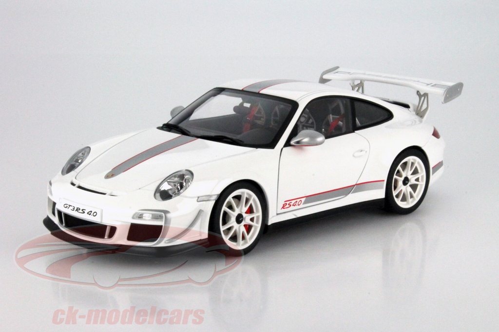 AUTOart 1:18 保时捷 911 (997) GT3 RS 4.0 年 2011 白 78147 模型 汽车 78147 674110781472