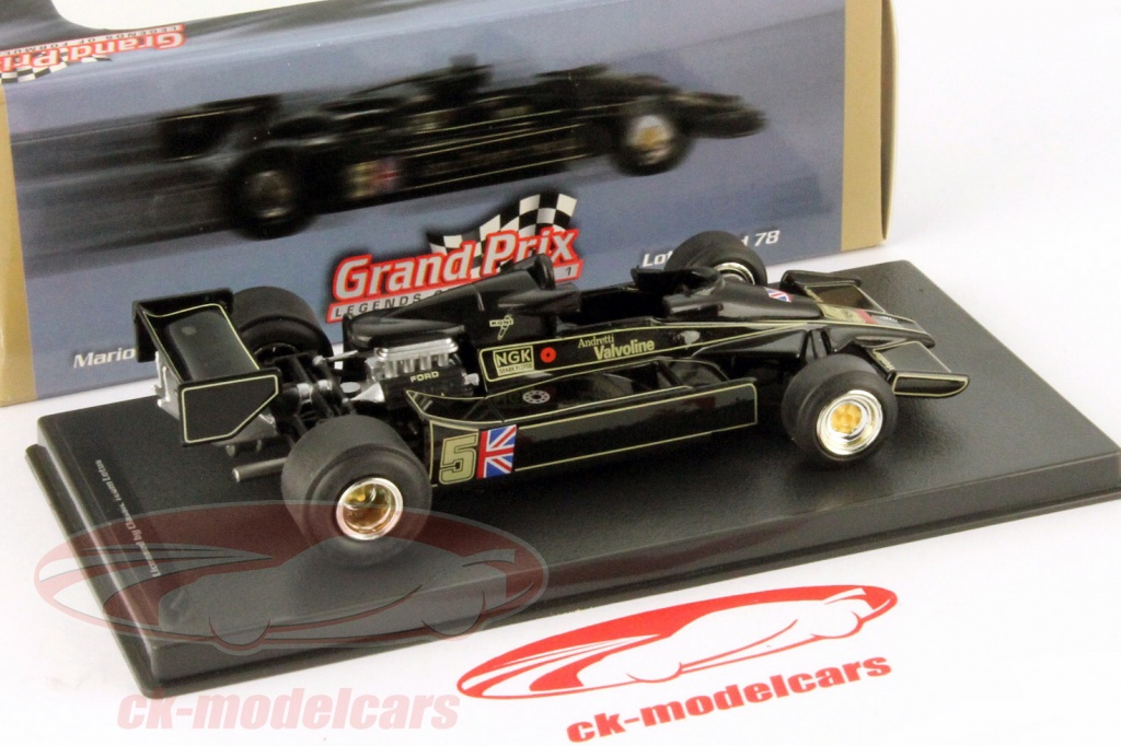 Atlas 1:43 Mario Andretti Lotus 78 Ford #5 Formula 1 1978 CK919286 model car CK919286