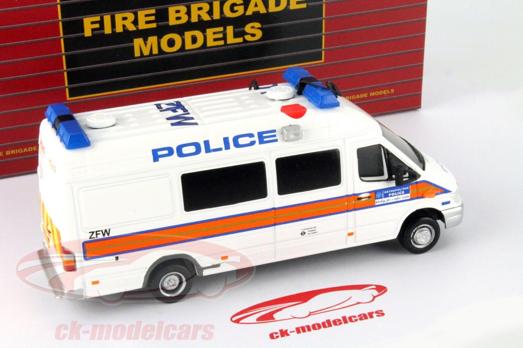 Fire Brigade Models 1:43 Mercedes-Benz Sprinter Metropolitan Police FBM ...