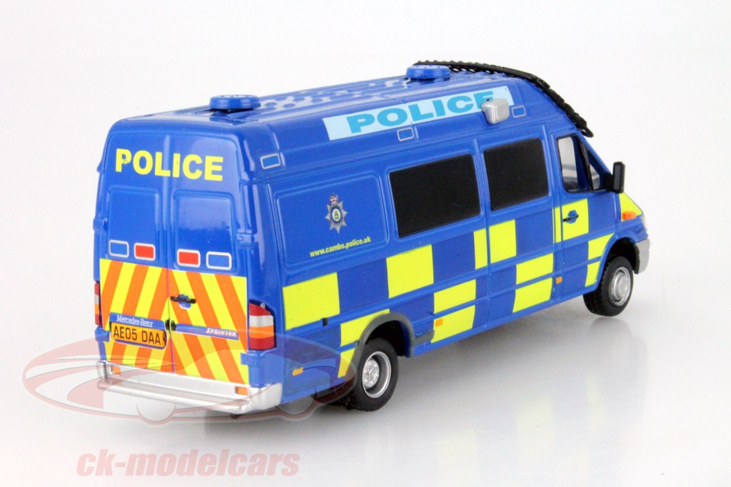 Fire Brigade Models 1:43 Mercedes-Benz Sprinter Cambridge Police blue ...