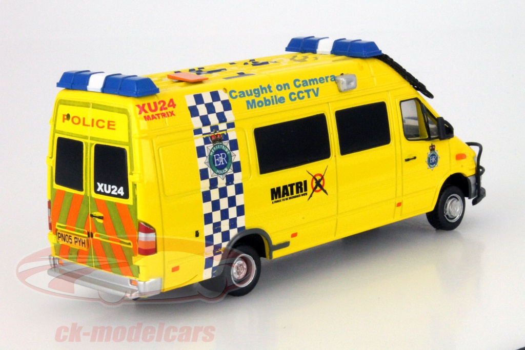 Fire Brigade Models 1:43 Mercedes-Benz Sprinter Merseyside Police CCTV ...