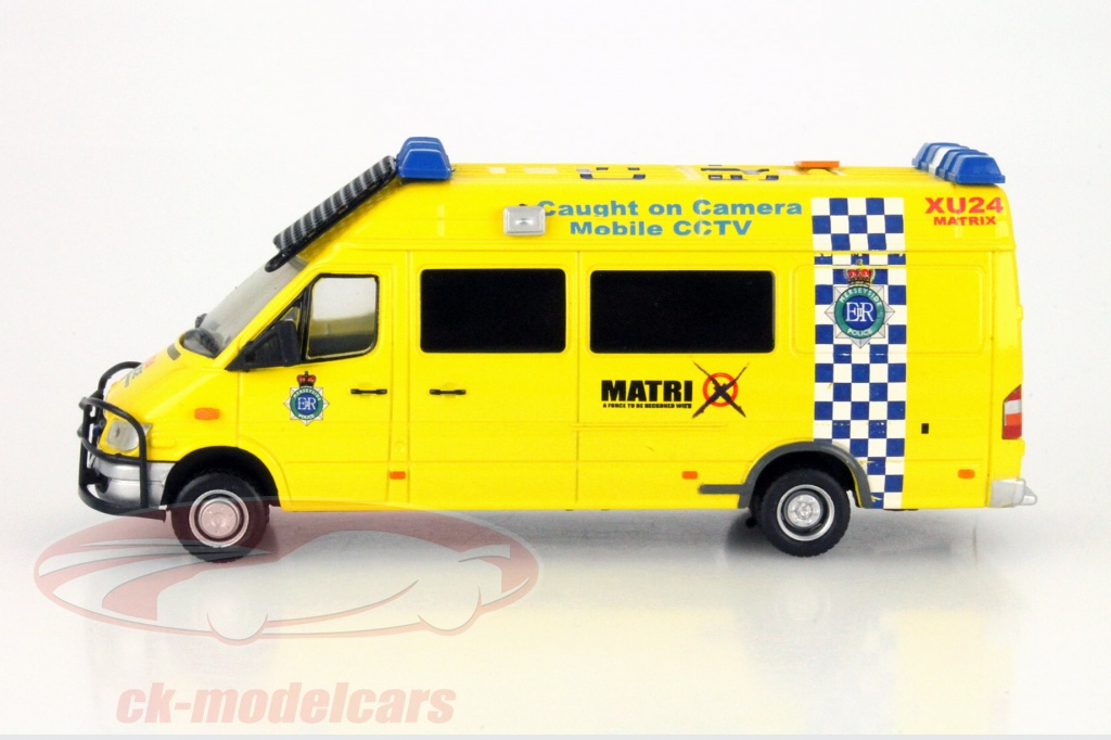 Fire Brigade Models 1:43 Mercedes-Benz Sprinter Merseyside Police CCTV ...