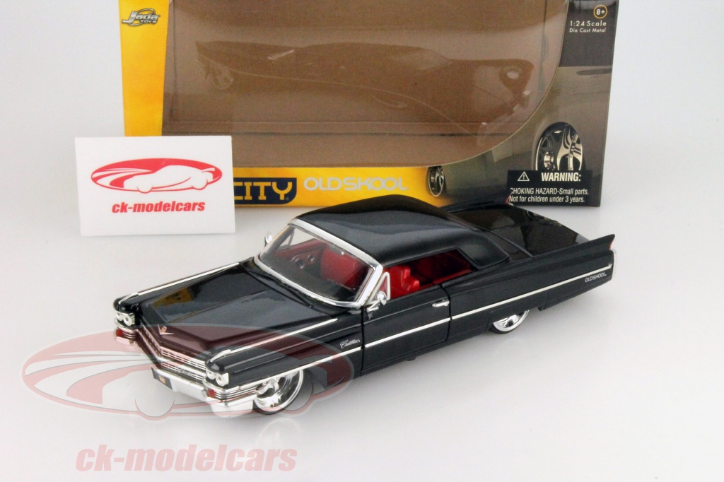 Jadatoys 1:18 Cadillac Hard Top Baujahr 1963 Dub City schwarz 1:24 90351 Modellauto 90351 ...