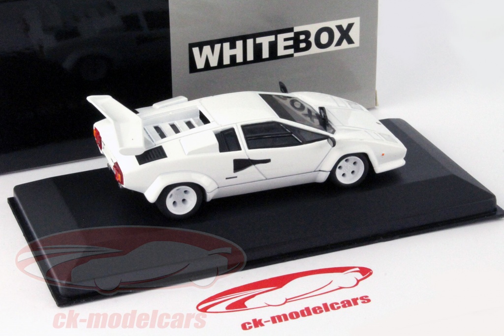 WhiteBox 1:43 Lamborghini Countach LP400 S Baujahr 1978 weiß WB053 ...