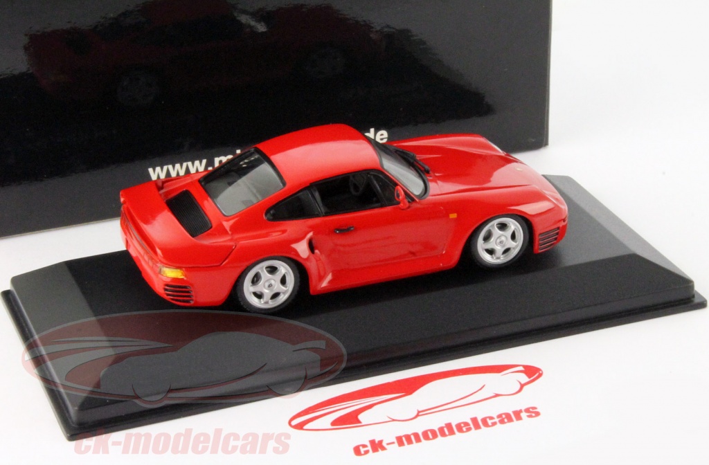 Minichamps 1:43 Porsche 959 Baujahr 1987 indischrot 400062521 Modellauto 400062521 4012138050228