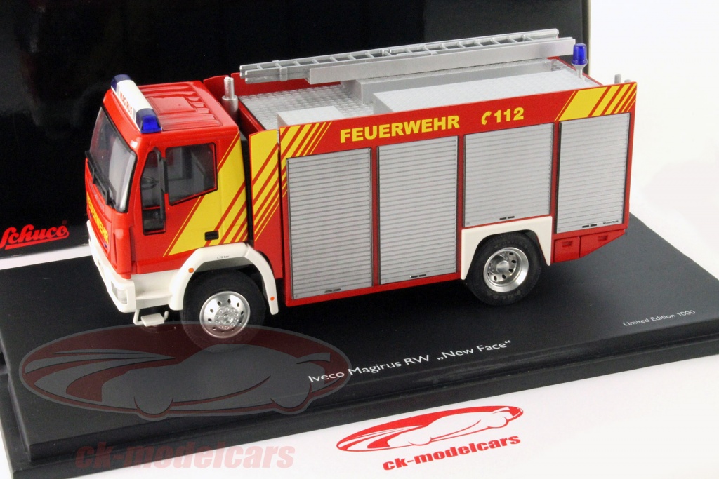 Schuco 1:43 Iveco Magirus RW New Face Fire department 07134 model car 07134