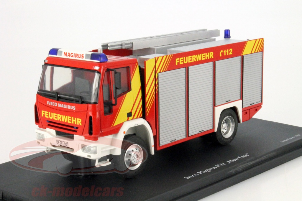 Schuco 1:43 Iveco Magirus RW New Face Fire department 07134 model car 07134