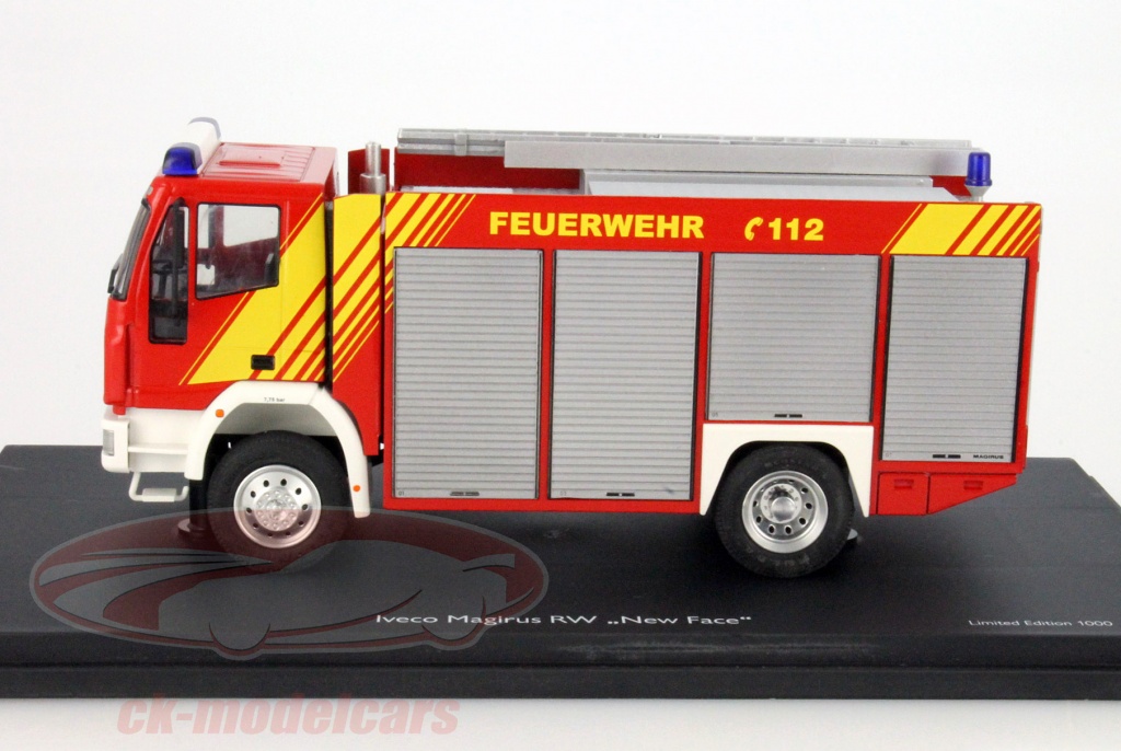 Schuco 1:43 Iveco Magirus RW New Face Fire department 07134 model car 07134