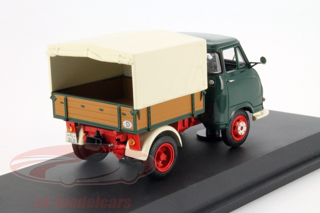 Schuco 1:43 Hanomag Kurier Enser Tractor green / white 03251 model car 03251 4007864032518