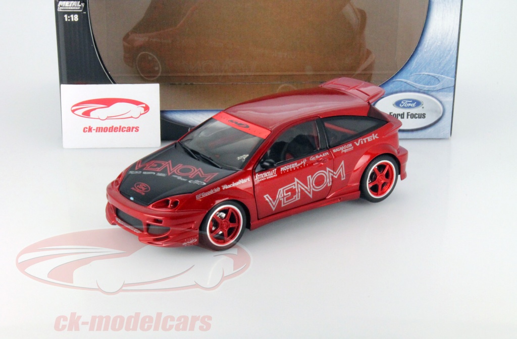 HotWheels 1:18 Ford Focus Tuner Version Venom rot / scarz B6058 ...