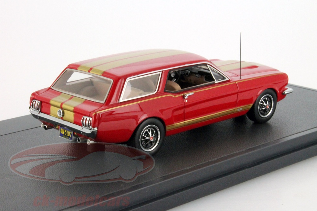 Matrix 1:43 Ford Mustang Intermeccanica Vagón Año 1965 rojo MX20603-102 ...