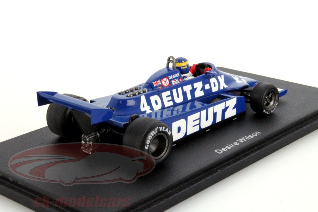 Spark 1:43 D. Wilson Tyrrell 010 #4 South African GP Formula 1 1981 ...