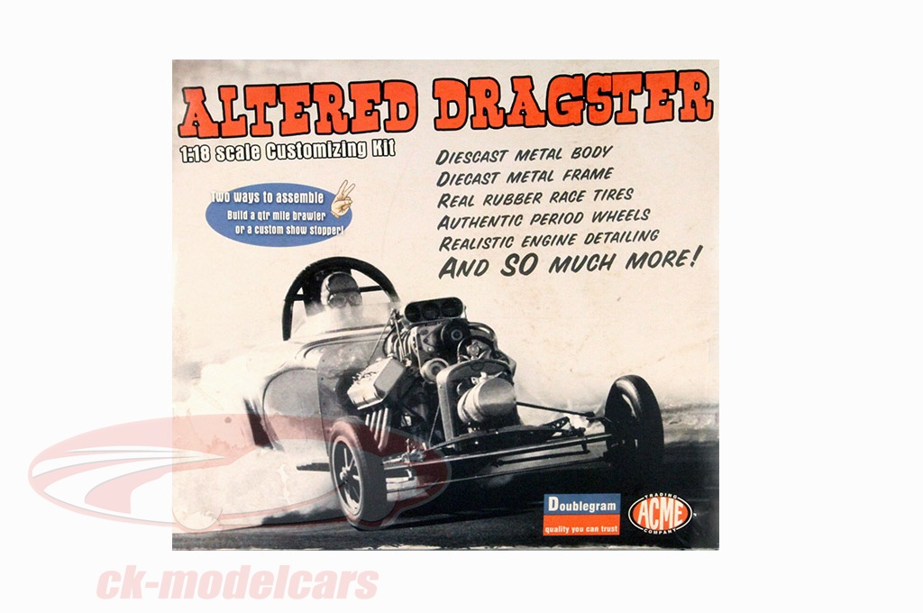 GMP 1:18 Bantam altered Dragster Kit Metal Kit A1800807K model car ...