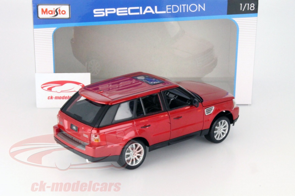 Maisto 1:18 Range Rover Sport red metallic 31135 model car 31135 ...