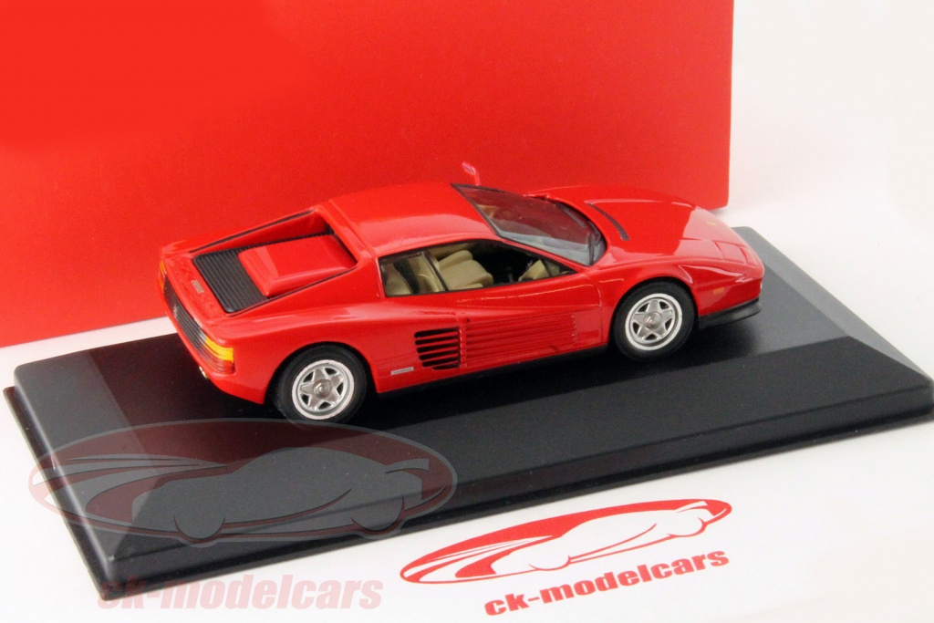 Ixo 1:43 Ferrari Testarossa 年 1984 赤 FER022 モデル 車 FER022 4895102306916