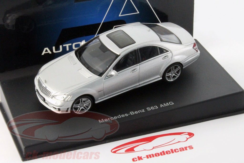 AUTOart 1:43 Mercedes-Benz S63 AMG silver 56206 model car 56206 ...