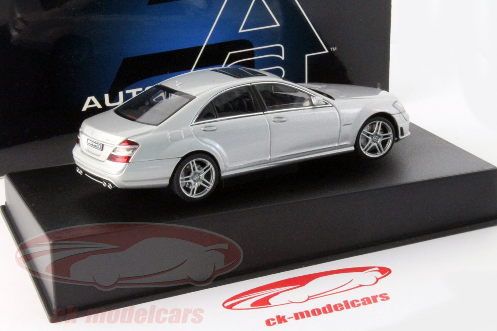 AUTOart 1:43 Mercedes-Benz S63 AMG silver 56206 model car 56206 ...