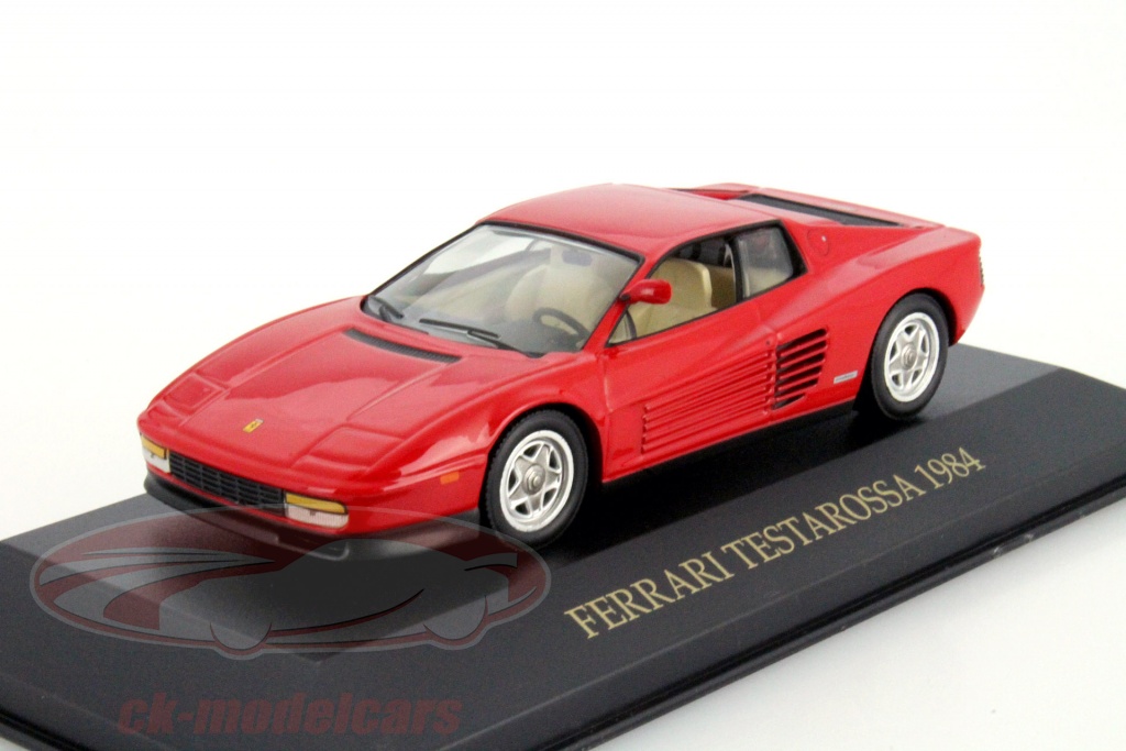 Ixo 1:43 Ferrari Testarossa 年 1984 赤 FER022 モデル 車 FER022 4895102306916