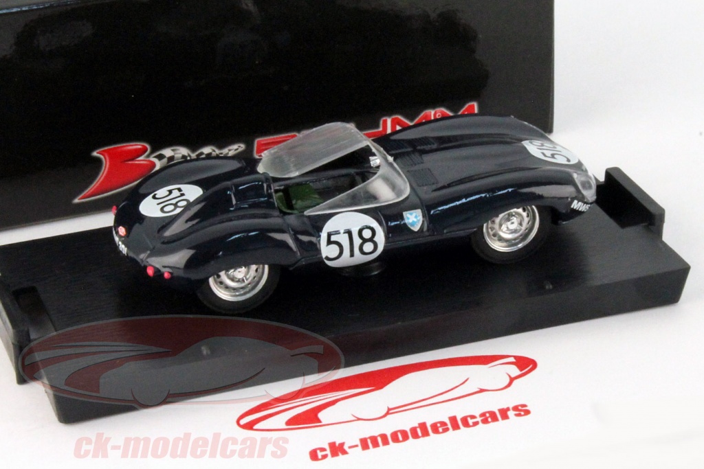 Brumm 1:43 Ron Flockhart Jaguar D-Type #518 Mille Miglia 1957 R146 ...