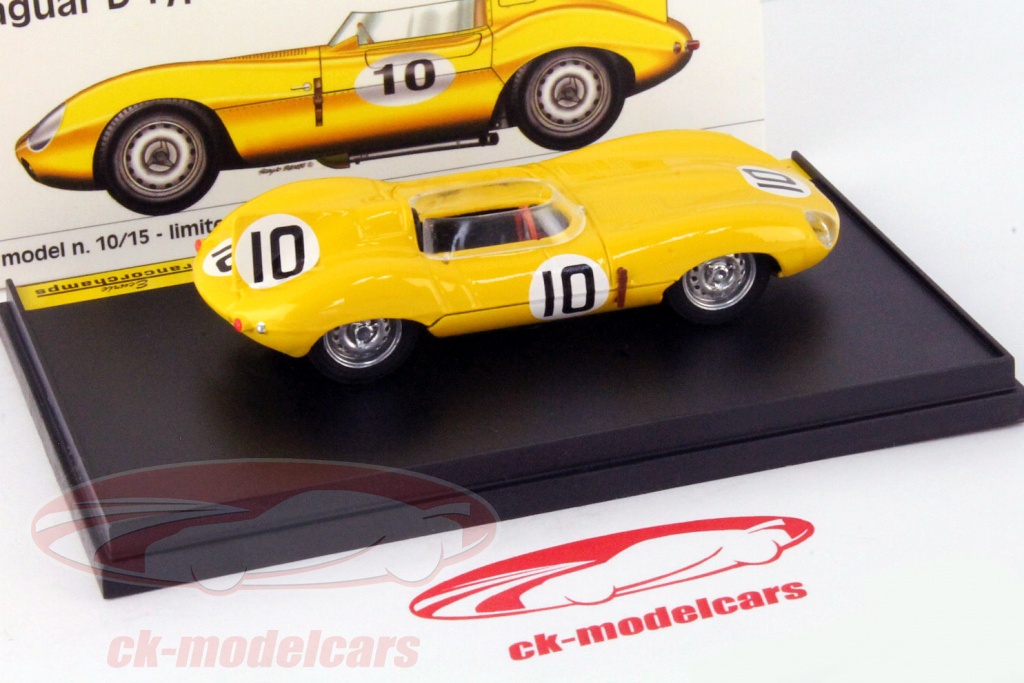 Brumm 1:43 Jaguar D-Type #10 3rd 24h LeMans 1955 Claes / Swaters EF10 ...