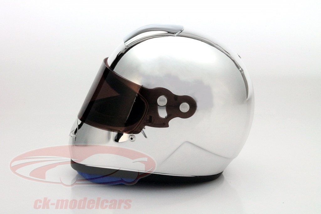 Minichamps 1:2 Formula 1 Drivers helmet 2002 chrome 326020000 model car ...