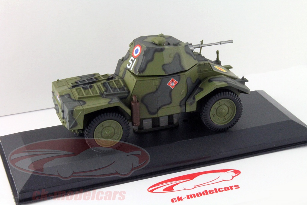 Altaya 1:43 AMD 35 Panhard 178 第6回 Cuirassiers 第1回 DLM 年 1940 MAG EX07 ...