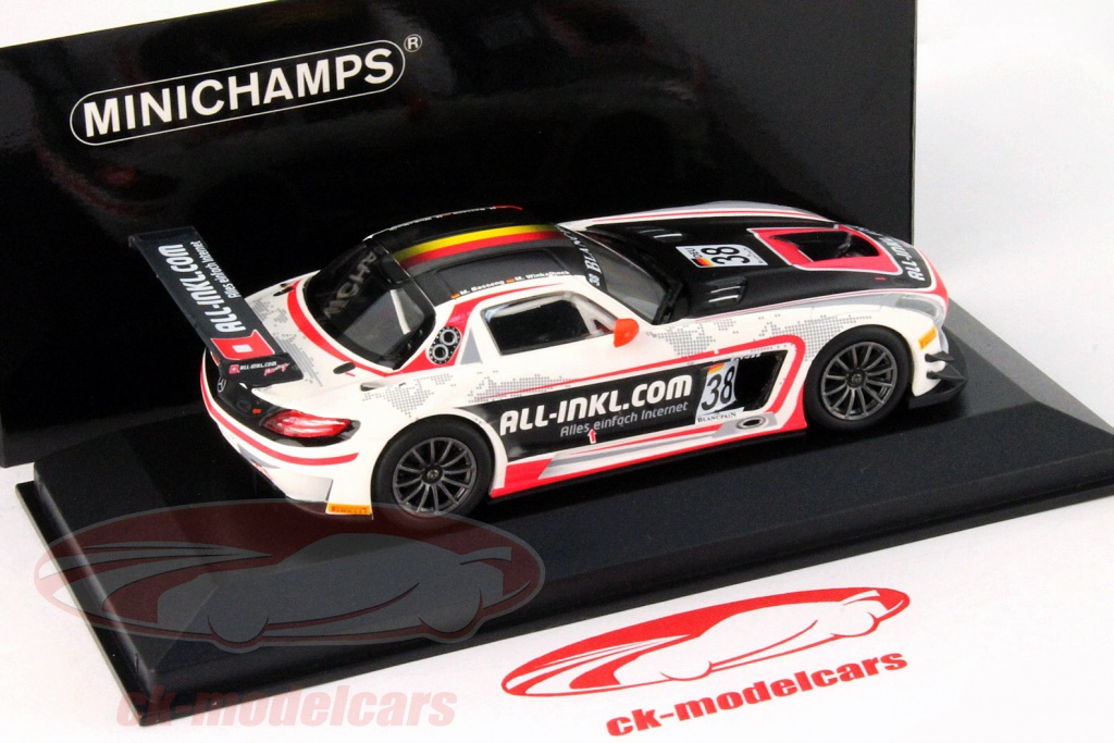 Minichamps 1:43 Mercedes-Benz SLS AMG GT3 #38 Gagnant FIA GT1 2012 ...