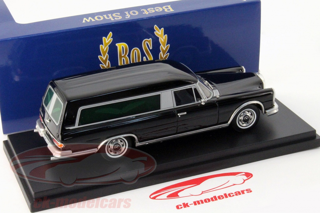BoS-Models 1:43 Mercedes-Benz 600 Pullman Hearses black BOS43505 model ...