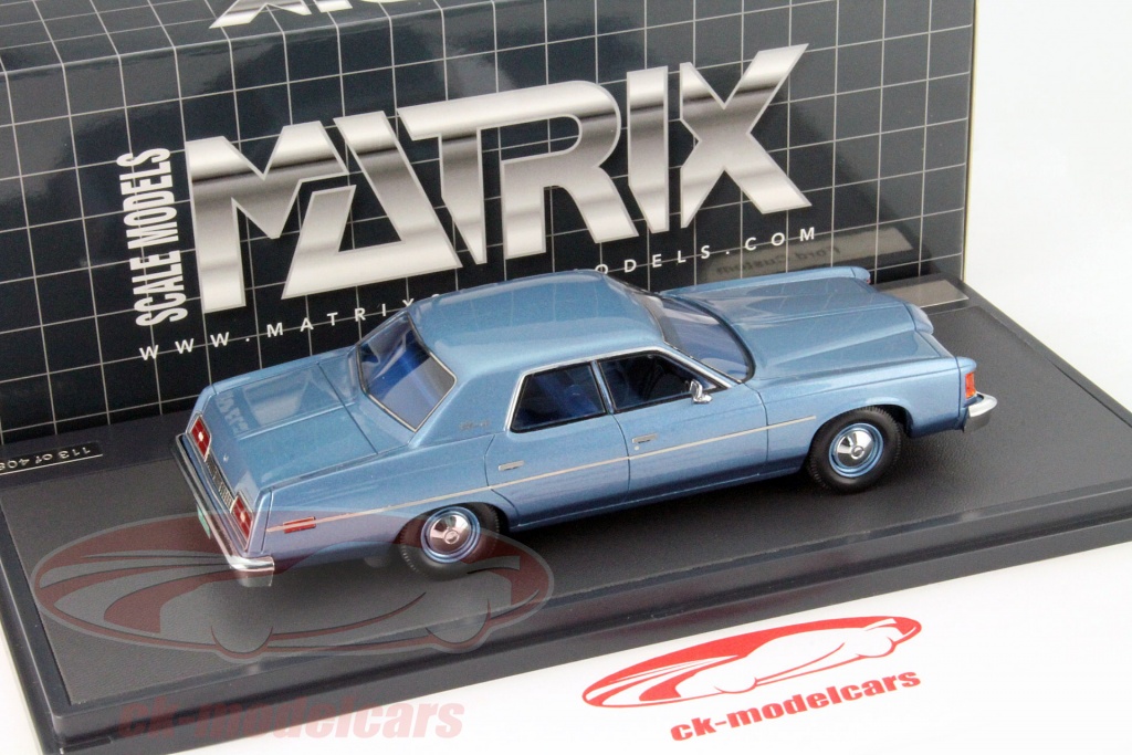 Matrix 1:43 Ford Costum 500 Year 1974 blue MX20603-242 model car ...