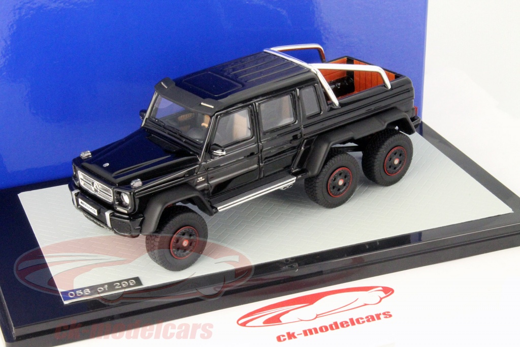 Great Lighting Models 1:43 Mercedes-Benz G63 AMG W463 6x6 black ...