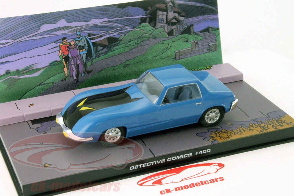 Ixo 1:43 Batmobile Detective Comics #400 1970 azul / negro Altaya MAG ...