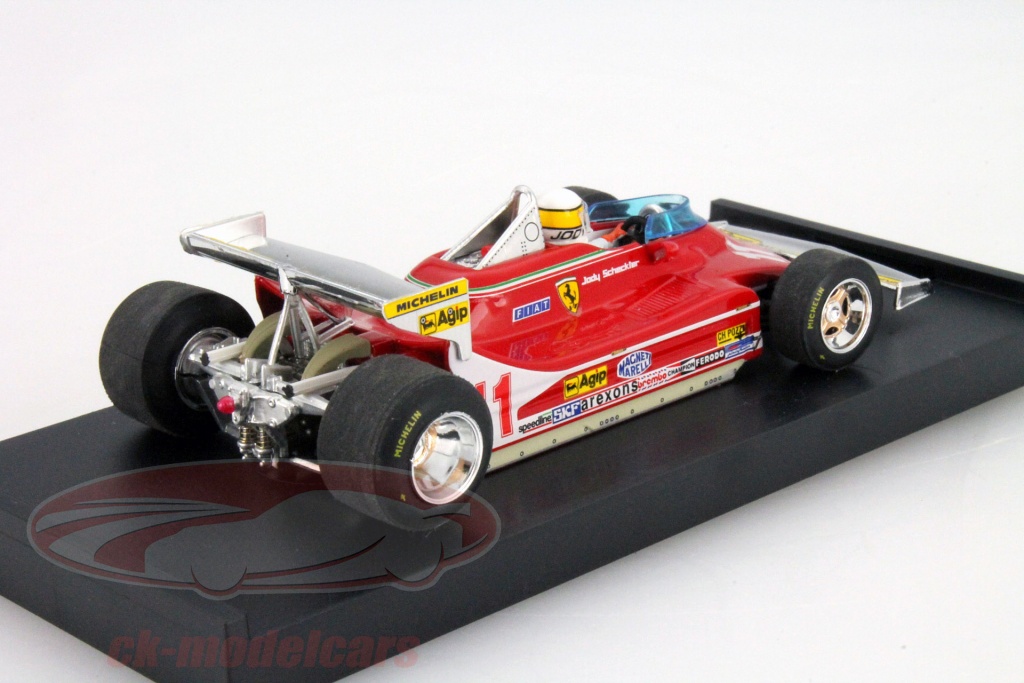 Brumm 1:43 Jody Scheckter Ferrari 312 T4 #11 Weltmeister GP Monaco Formel 1 1979 R513-CH ...