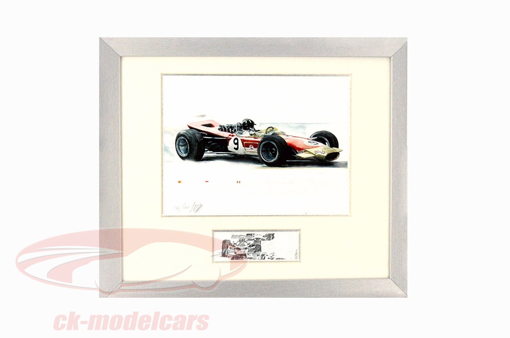 Uli Ehret Image: Graham Hill Lotus #9 World Champion Formula 1 1968 ...