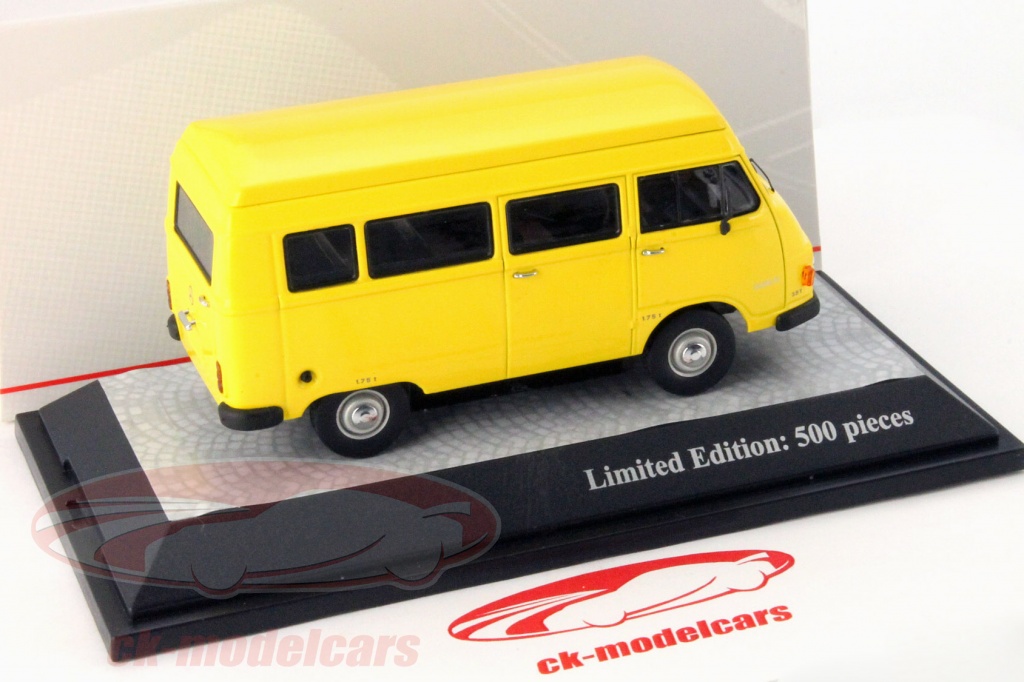 Premium Classixxs 1:43 Mercedes-Benz L 206 Bus amarillo PCL13550 modelo ...