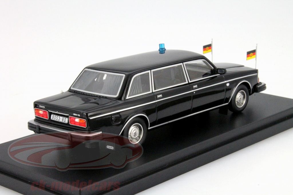 BoS-Models 1:43 Volvo 264 TE Limousine (DDR) black BOS43380 model car ...