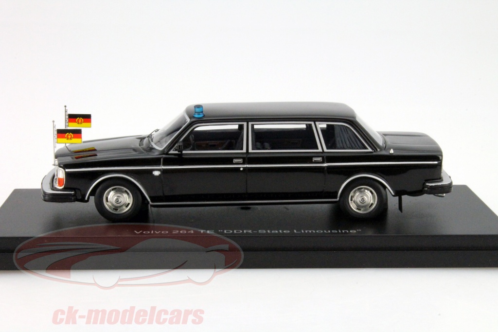 BoS-Models 1:43 Volvo 264 TE Limousine (DDR) black BOS43380 model car ...