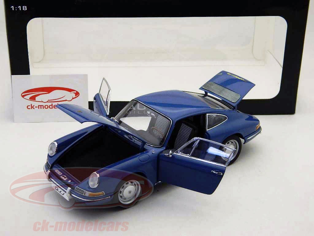 AUTOart 1:18 Porsche 911 blue built in 1964 77913 model car 77913 ...