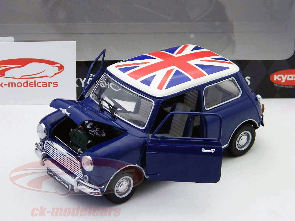 Kyosho 1:18 Morris Mini Cooper blau / blue 08101BU モデル 車 08101BU ...