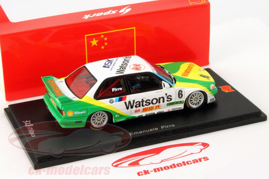 Spark 1:43 Emanuele Pirro BMW M3 #6 Winner Guia Race Macau GP 1991 ...