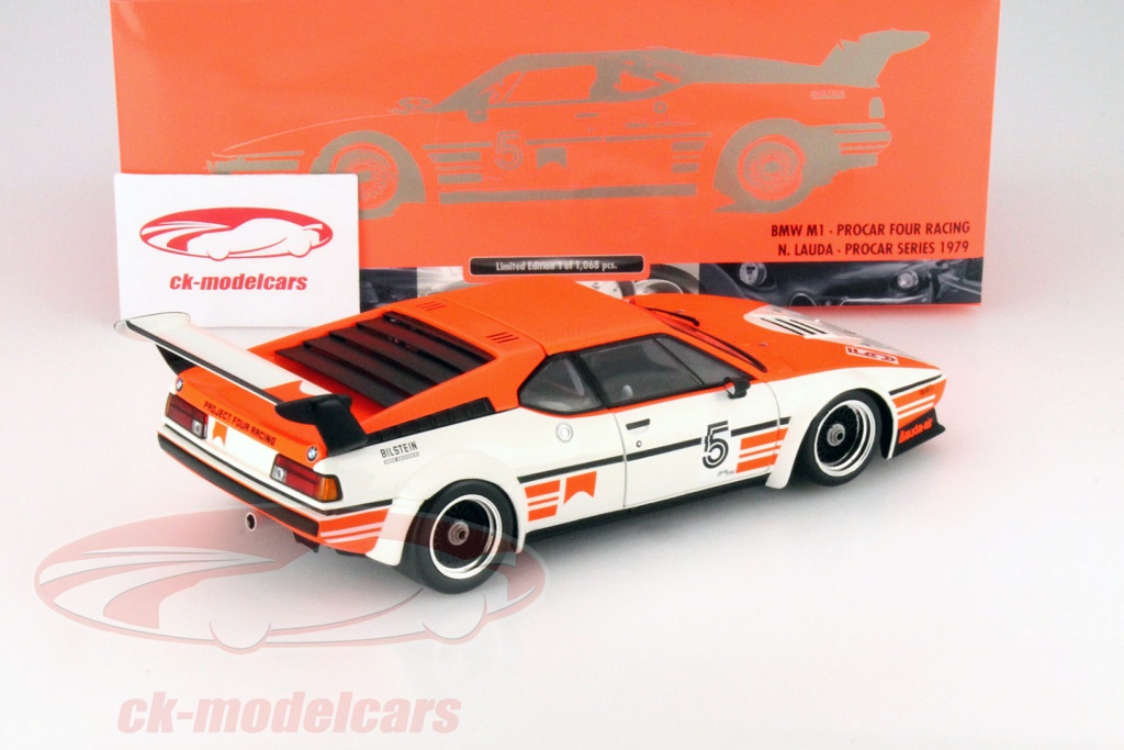 Minichamps 1:18 Niki Lauda BMW M1 (E26) #5 Procar シリーズ 1979 Project ...