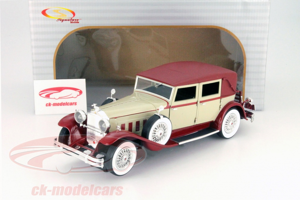 Signature Models 1:18 Packard Brewster Baujahr 1930 beige / rot 18115 ...