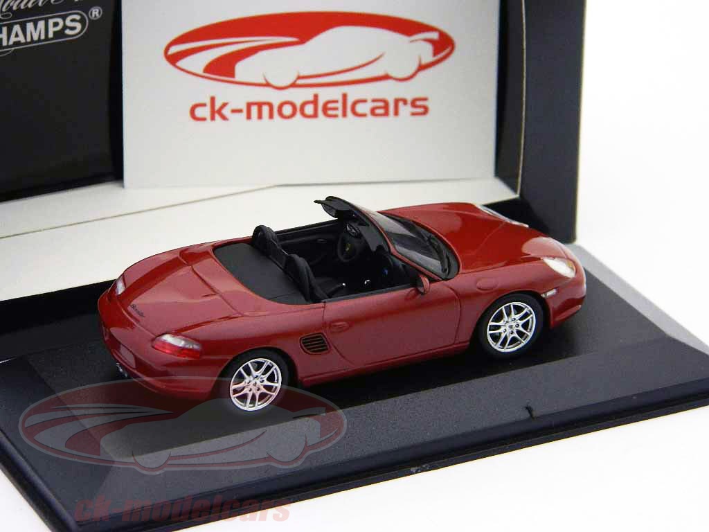 Minichamps 1:43 Porsche Boxster red / red metallic Bj. 2002 400062031 ...