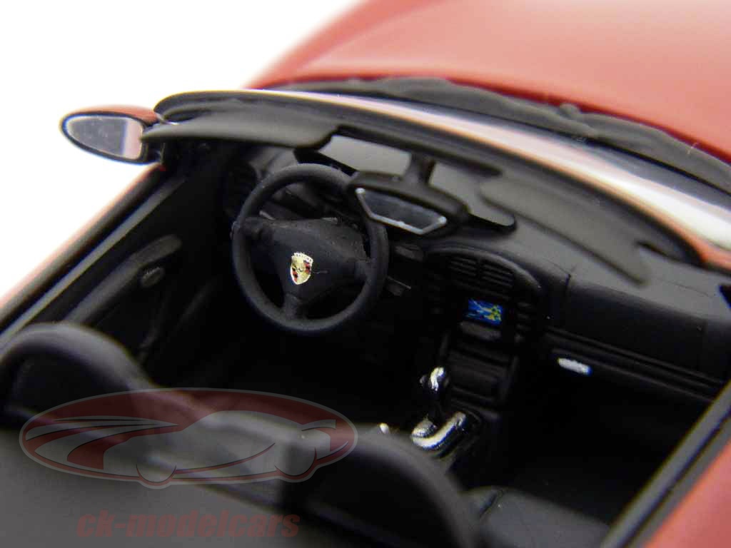 Minichamps 1:43 Porsche Boxster red / red metallic Bj. 2002 400062031 ...