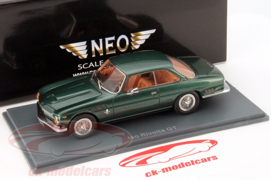 Neo 1:43 Iso Rivolta GT dark green metallic NEO43429 model car NEO43429 ...