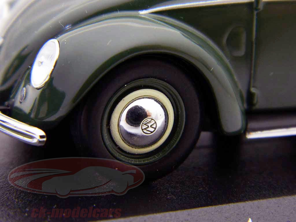 Minichamps 1:43 VW Käfer (1200) Export grün / green Bj. 1951 431051201 ...