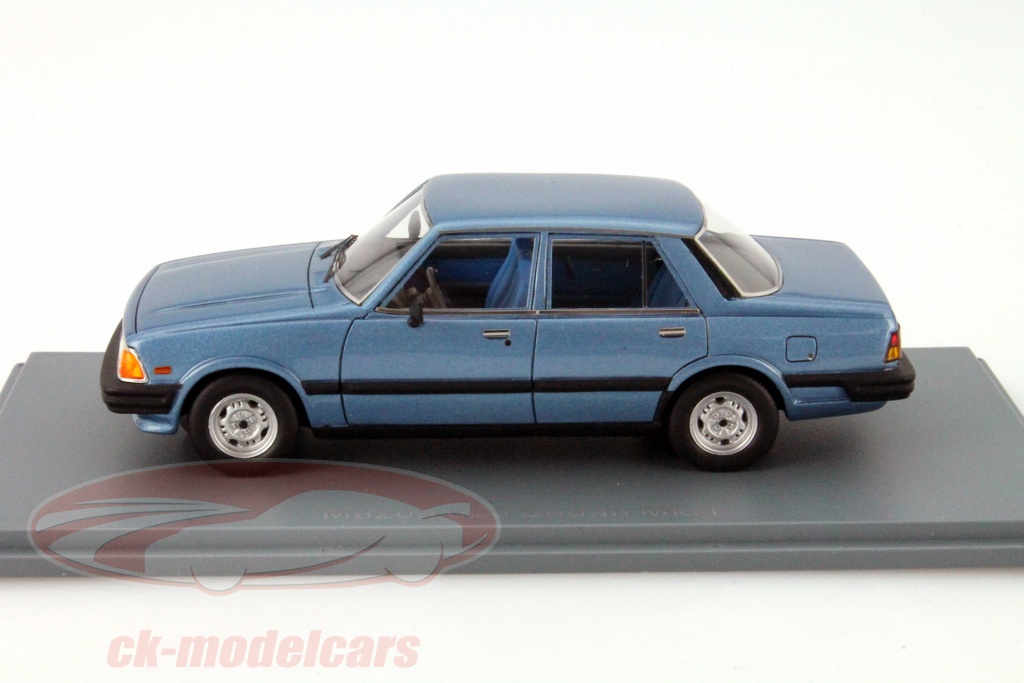 Neo 1:43 Mazda 626 Sedan MK1 light blue metallic NEO44013 model car ...