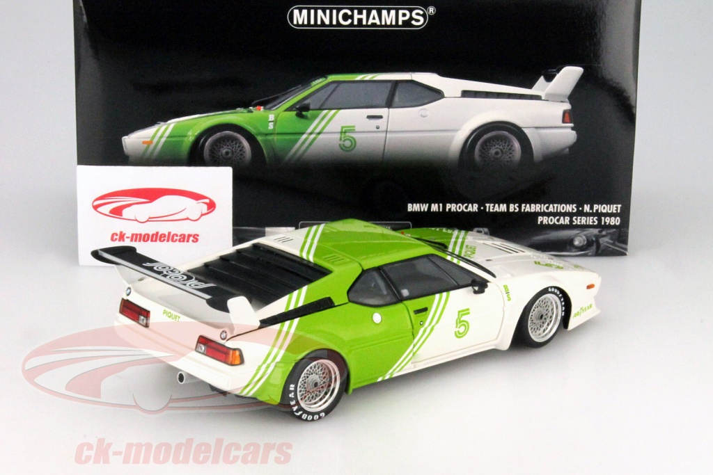Minichamps 1:18 Nelson Piquet BMW M1 (E26) #5 Procar Series 1980 BS ...